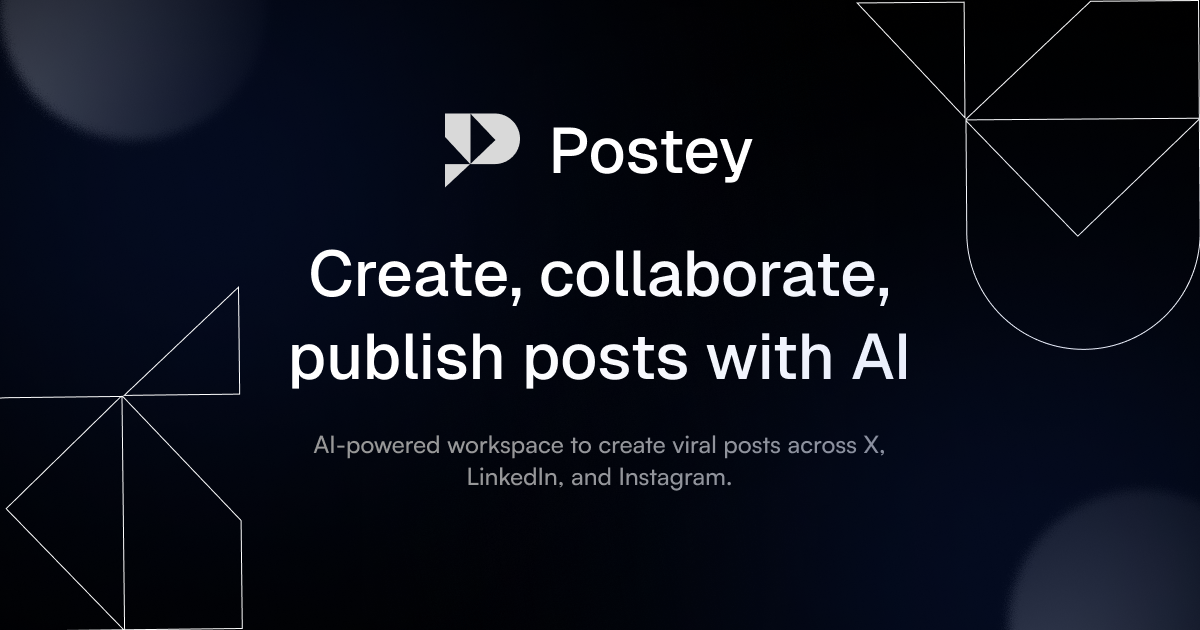 Postey.ai - AI-Powered Social Media Management